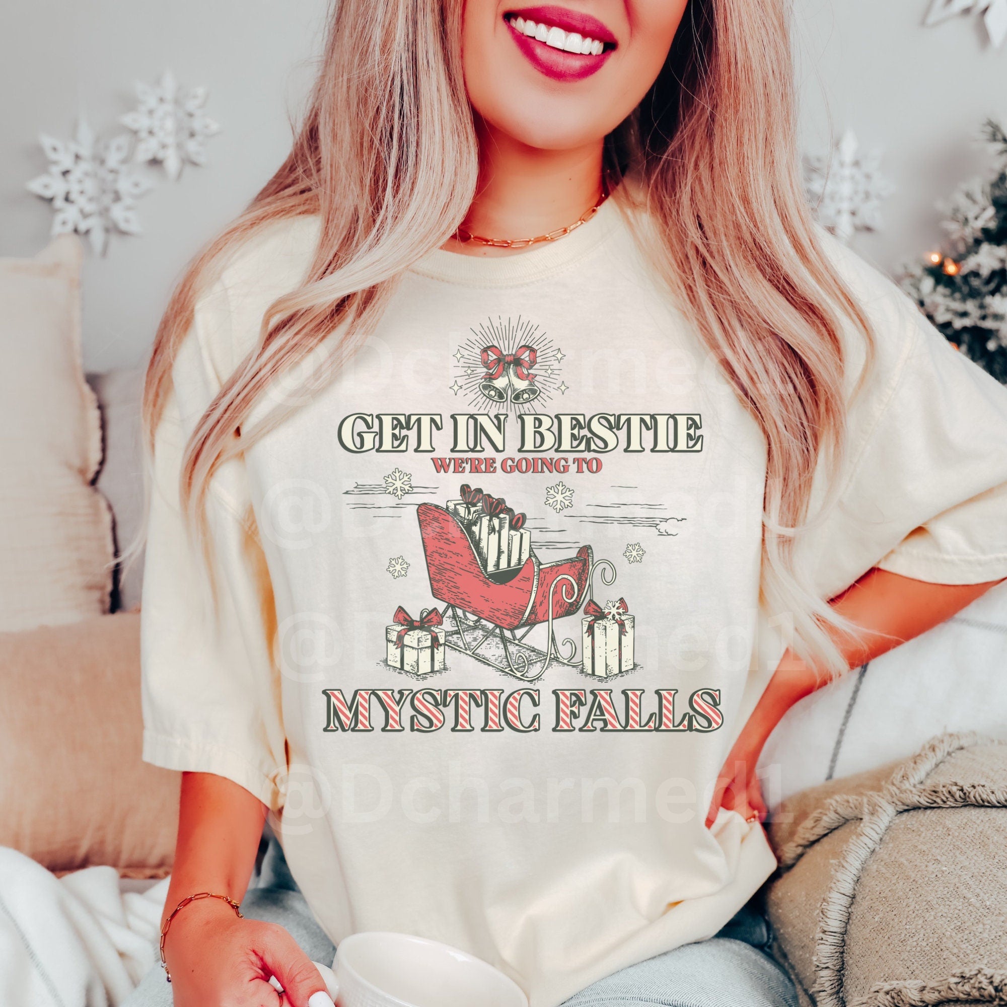 TVD xmas shirt, tvd merch, tvd gift, mystic falls shirt, salvatore bro ...